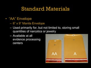 Evidence packaging guidelines | PPT