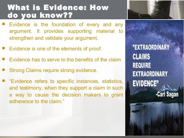 Evidence powerpoint