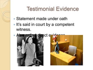 Evidence power point final | PPTX
