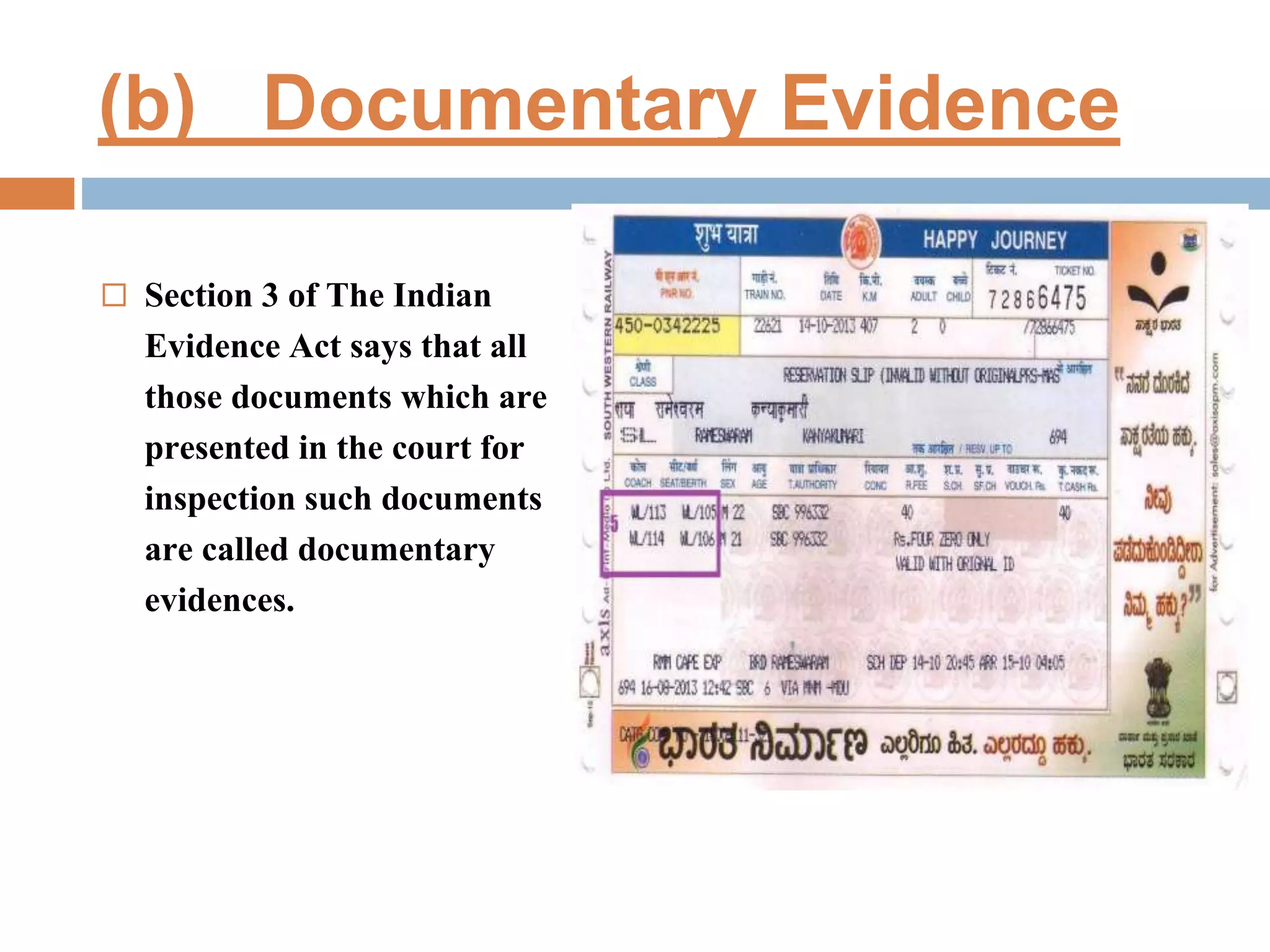 Types of Evidence | PPTX
