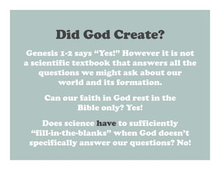 Defend Your Faith Lesson No. Two - A Rational Explanation of God's ...