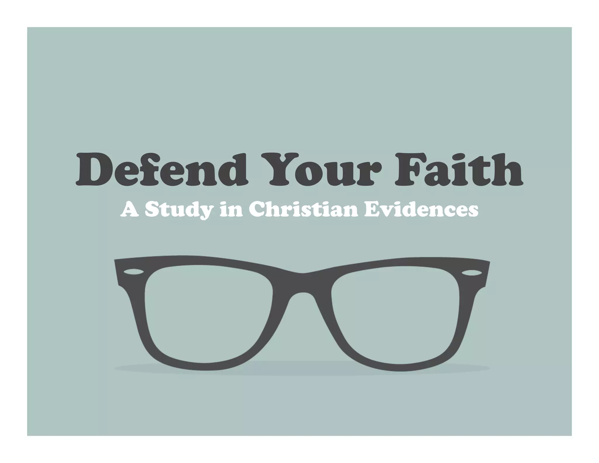 Defend Your Faith No. Three | PDF