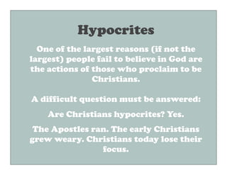 Defend Your Faith #4 - The Problem with Hypocrites | PDF