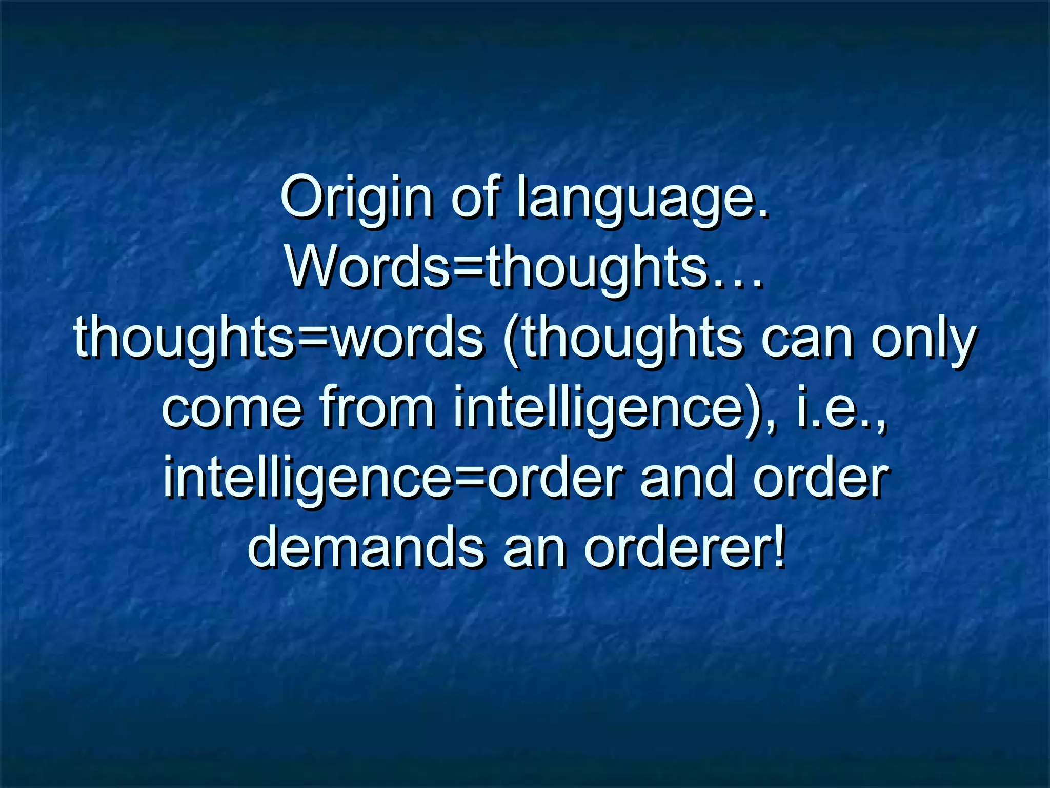 Evidences for the Existence of God | PPT | Agnosticism | Religion ...