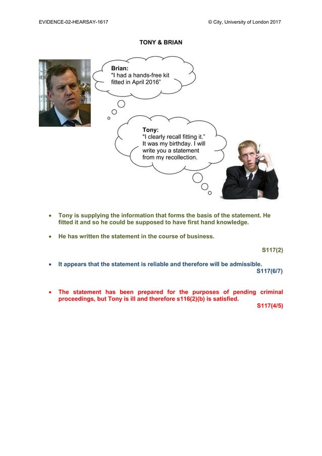 Evidence SGS 6-8 Hearsay Flow Charts (1).pdf | Law