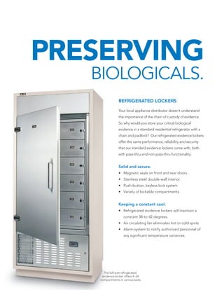 Evidence Storage Lockers - Public Safety | PDF