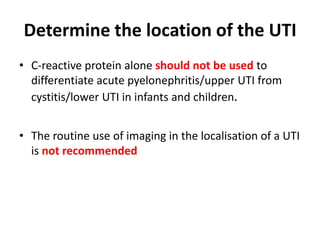 Evidence update in uti | PPT
