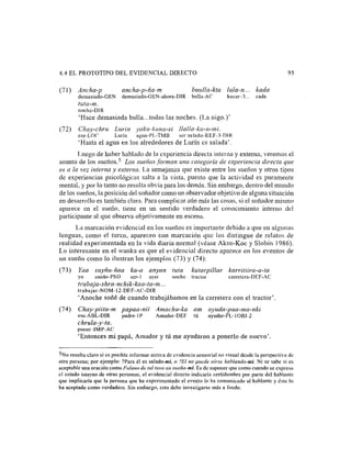 Evidencialidad Quechua Wanka | PDF