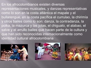 cultura de los afrocolombianos | PPTX