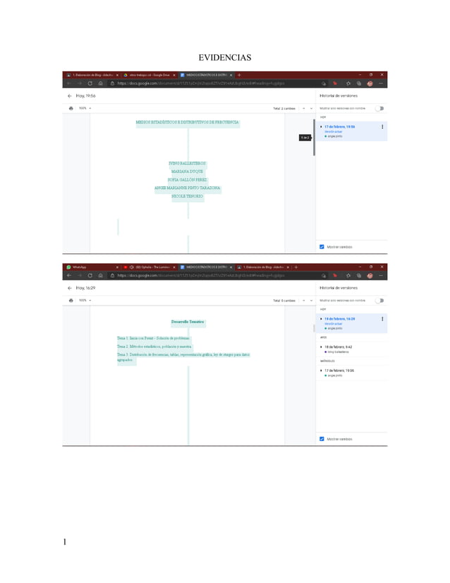 Evidencias Trabajo grupal | PDF