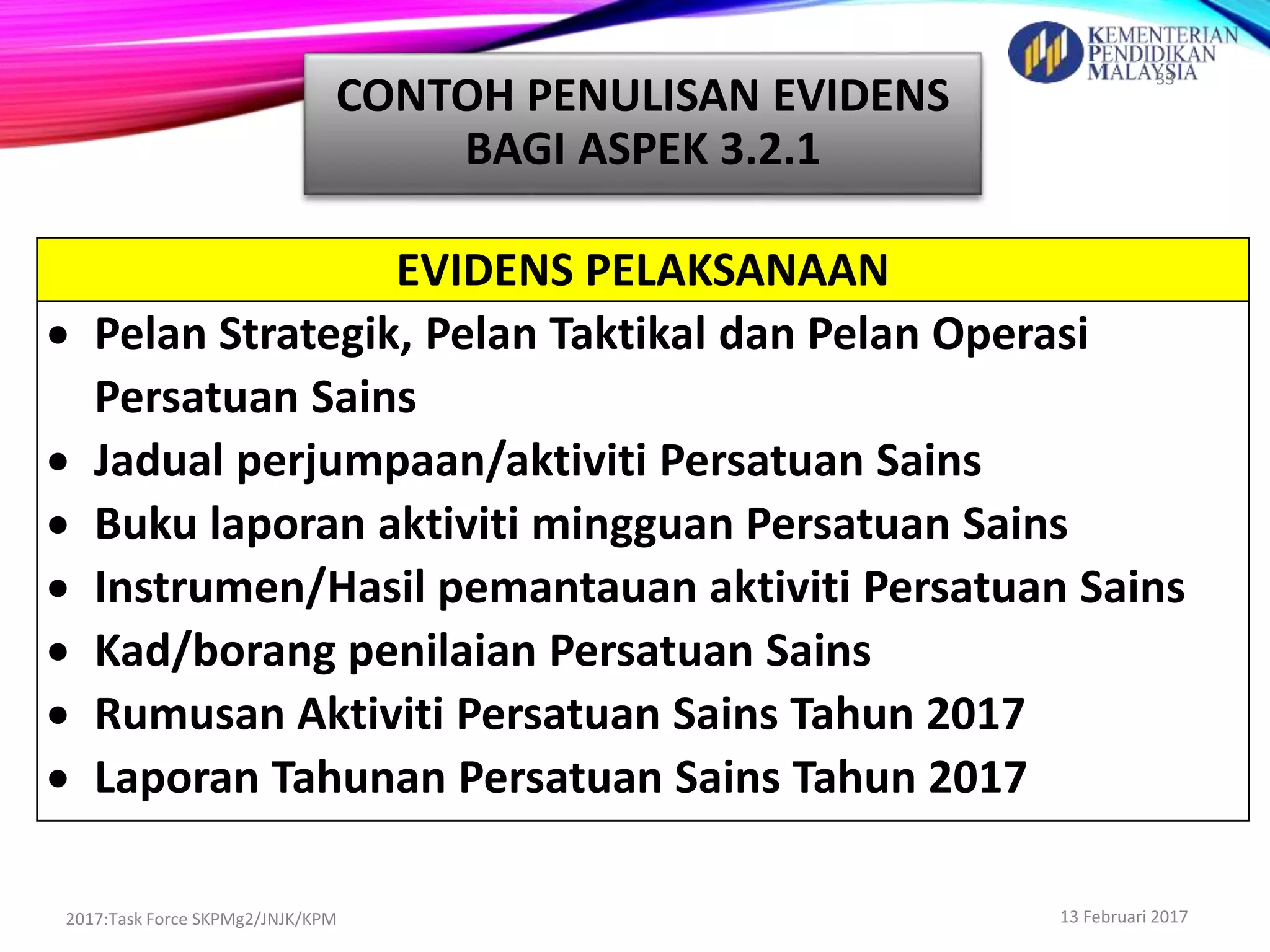 EVIDENS PELAKSANAAN SKPMg2 - STANDARD 1 hingga 4.pptx