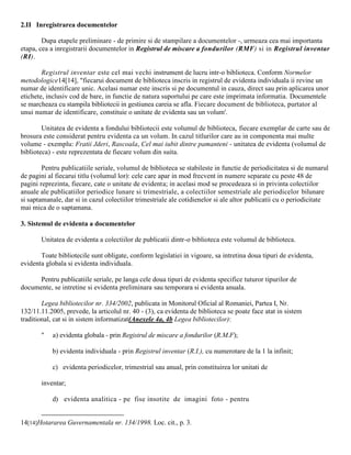 Evidenta si organizarea colectiilor de documente | DOCX