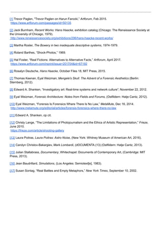 Evidentiary Realism - Investigative, Forensic, and Documentary Art | PDF
