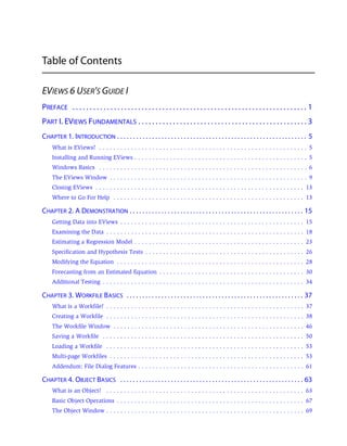 E views 6 users guide i | PDF