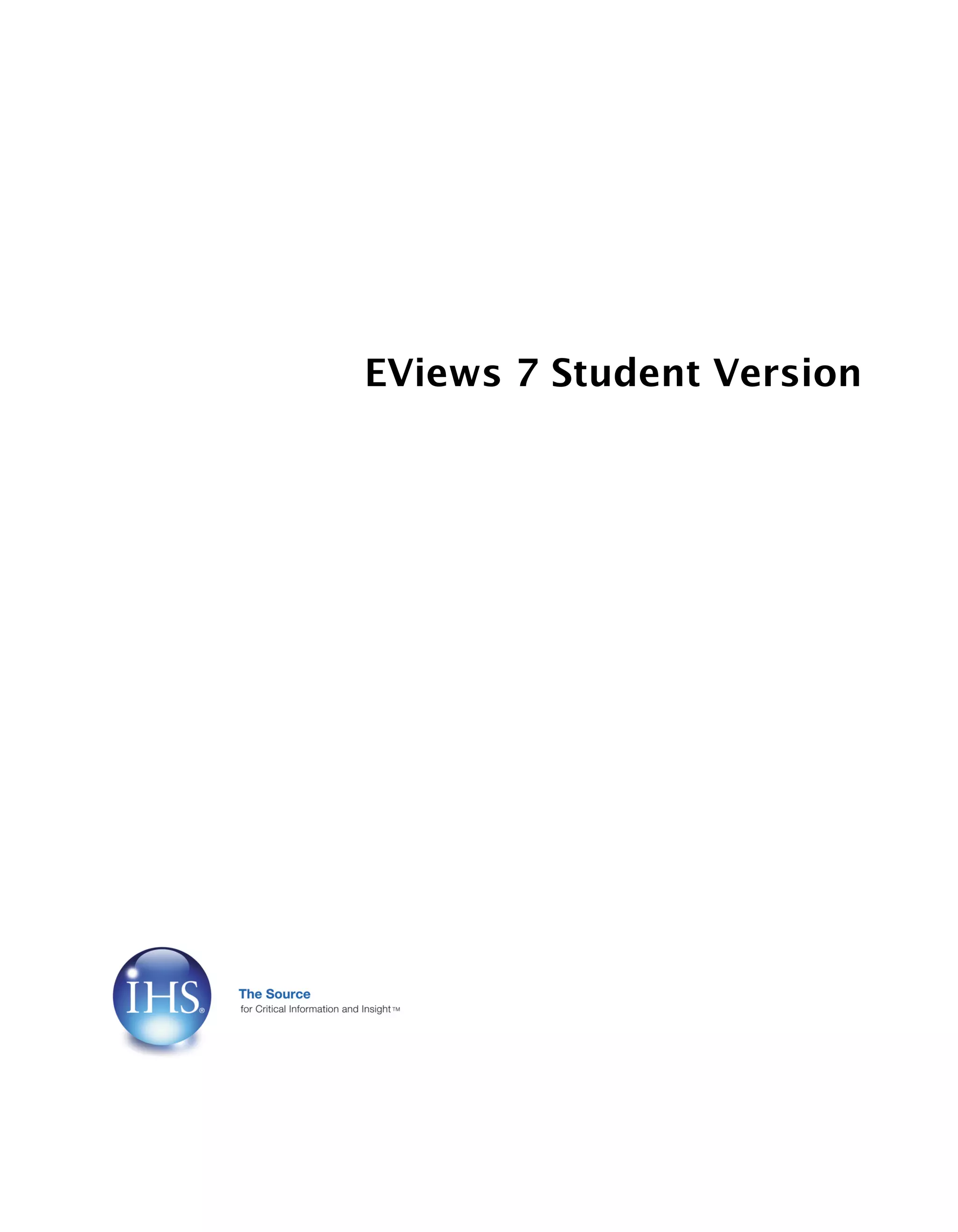 E views 7 student version | PDF