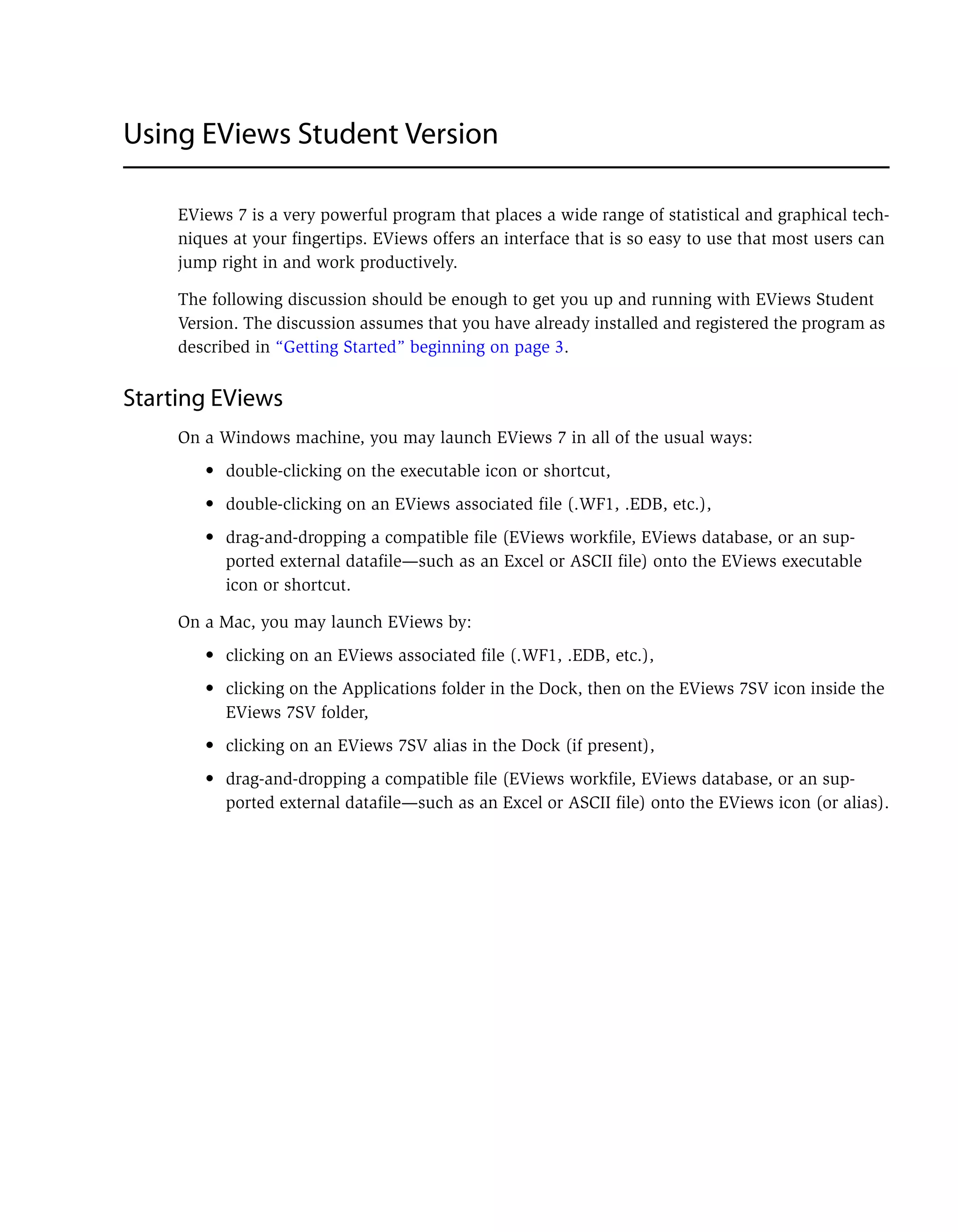 E views 7 student version | PDF