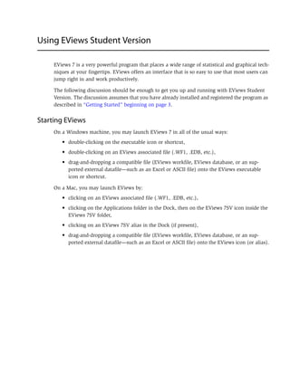 E views 7 student version | PDF
