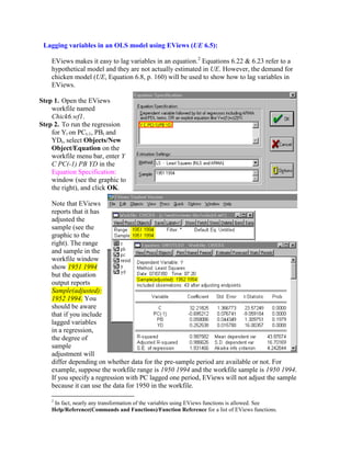 E views tutorial | PDF
