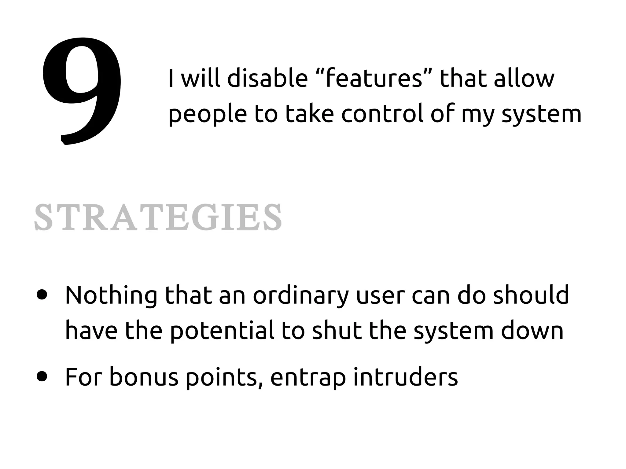 Evil Overlord Security | PDF