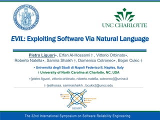 EVIL: Exploiting Software via Natural Language | PPTX | Databases | Computer Software and ...