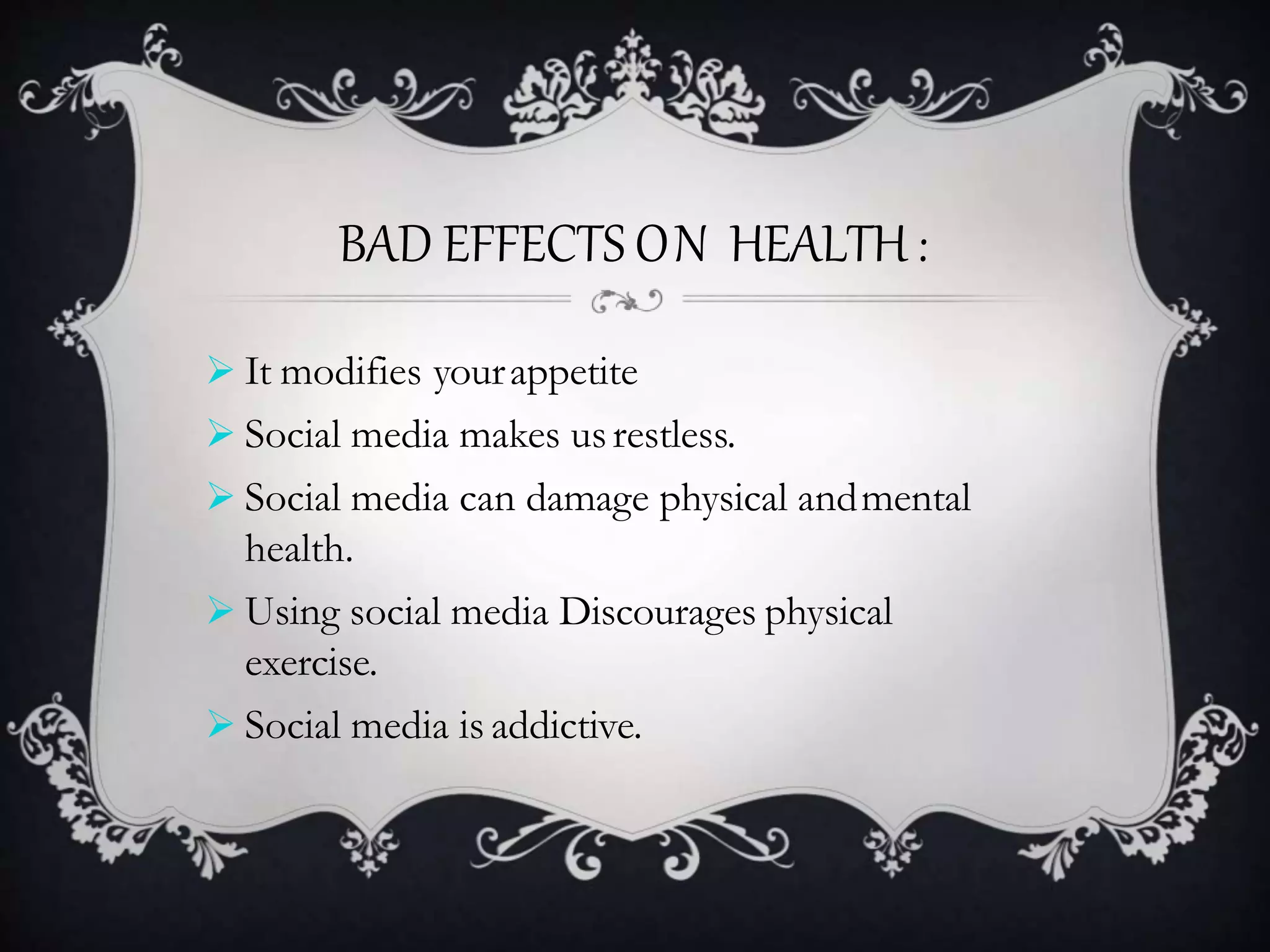 Evils of social media | PPTX