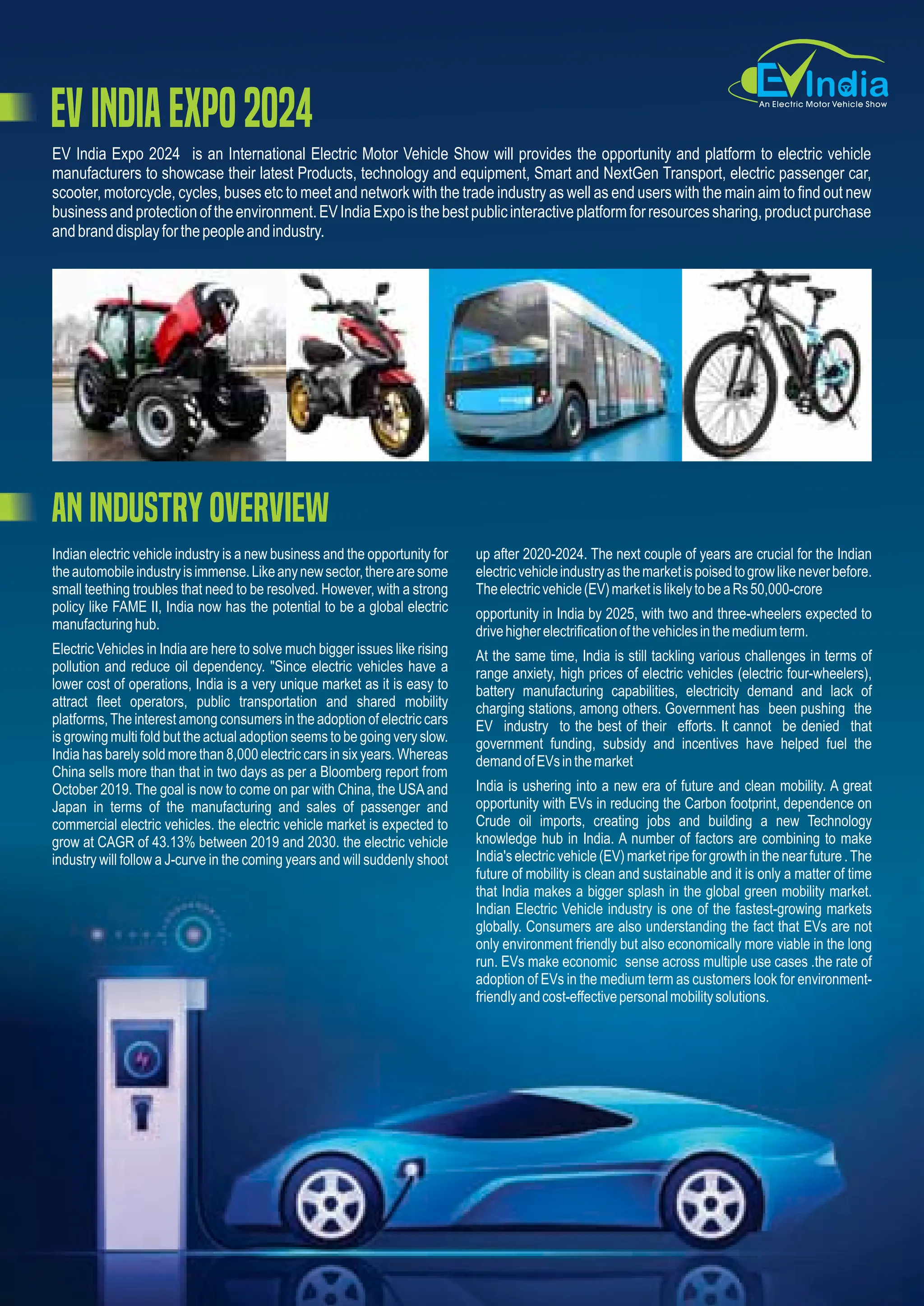 Don't Miss India's Biggest EV Show: EV India Expo 2024 ignites the ...