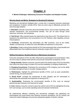 Electronic Vehicle (EV) Industry Challenges | PDF