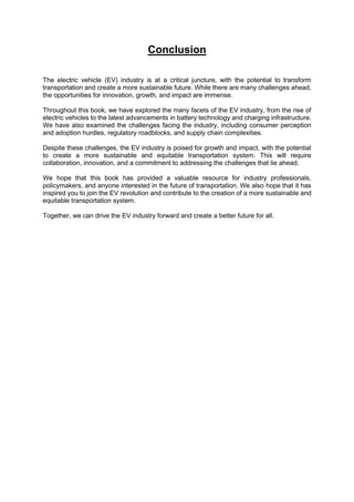 Electronic Vehicle (EV) Industry Challenges | PDF