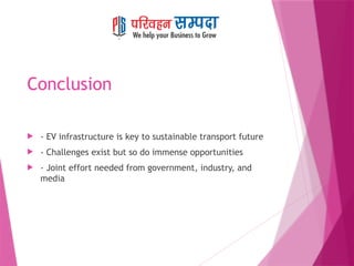 Electric Vehicle Infrastructure in India: Opportunities and Challenges ...