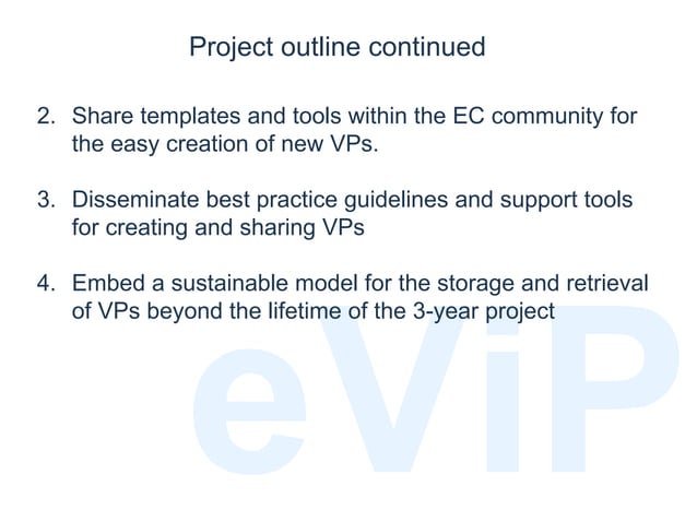 eViP project powerpoint | PPT