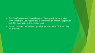 Environmental Protection Act 1986 | PPTX