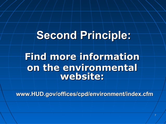 Evironmental Review HUD 24 CFR Part 58 | PPT