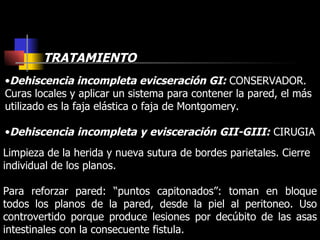 Evisceracion Y Eventracion | PPT