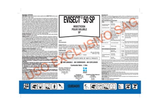 EVISECT 50 SP insecticida | PPT