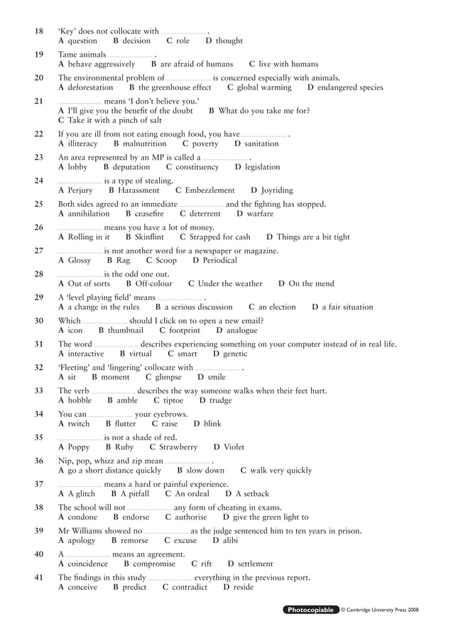 Eviu+la+test+vocab test | PDF