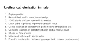 Urethral catheterization and Suprapubic catheterization.pptx