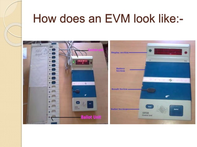 ELECTRONIC VOTING MACHINE(EVM) HACKABLE OR NOT | PPTX