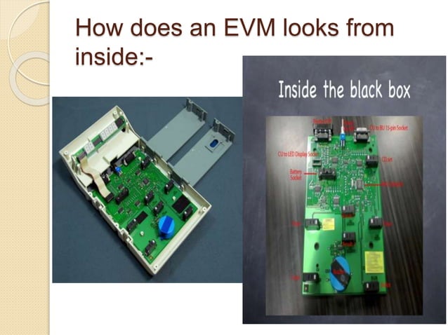ELECTRONIC VOTING MACHINE(EVM) HACKABLE OR NOT | PPTX