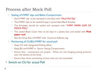 Electronic Voting Machine - Practical Training | PPT