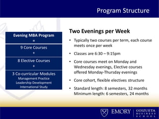 Evening MBA Admissions Ins and Outs | PPT