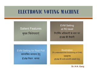 EVM for Multiple Voting - Dr HK Garg | PPT