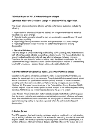 Ev Motor Prius Rfl Comparison Paper Rfl Vs Prius Final 020510 | PDF