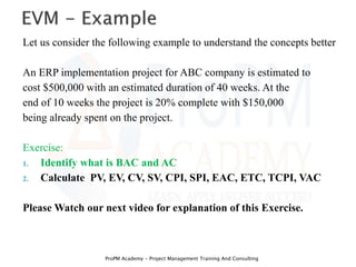 A simple approach to understanding Earned Value Management | PPTX