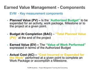 A simple approach to understanding Earned Value Management | PPT