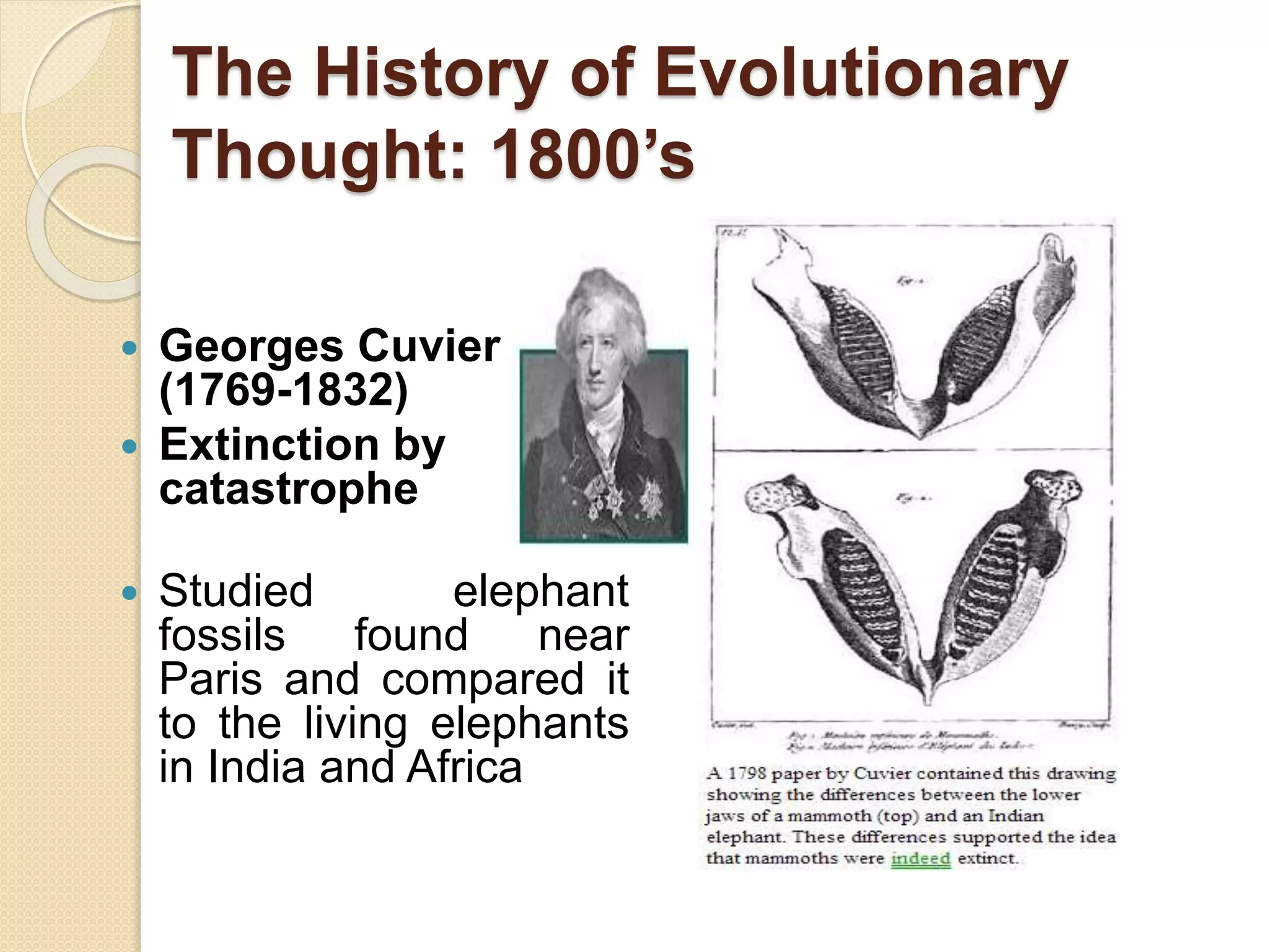 Evo lutionary Biology (Bio 110) - INTRODUCTION (What is Evolution ...