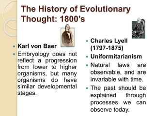 Evo lutionary Biology (Bio 110) - INTRODUCTION (What is Evolution ...
