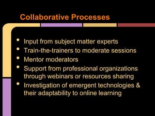 EVO: A Collaborative Professional Development Project | PPT