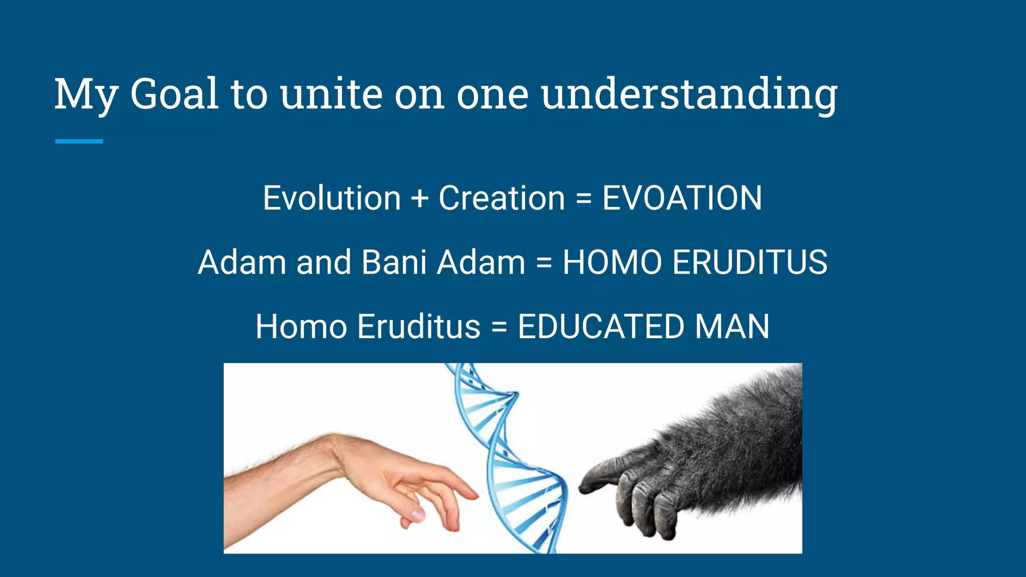 Evoation of Homo Eruditus (The paradigm shift of Darwin's theory of ...