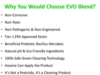 Evo Blend Odor Site Control Prevention | PPSX