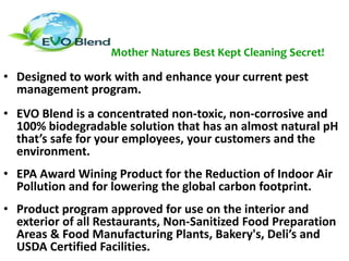 Evo Blend Odor Site Control Prevention | PPSX